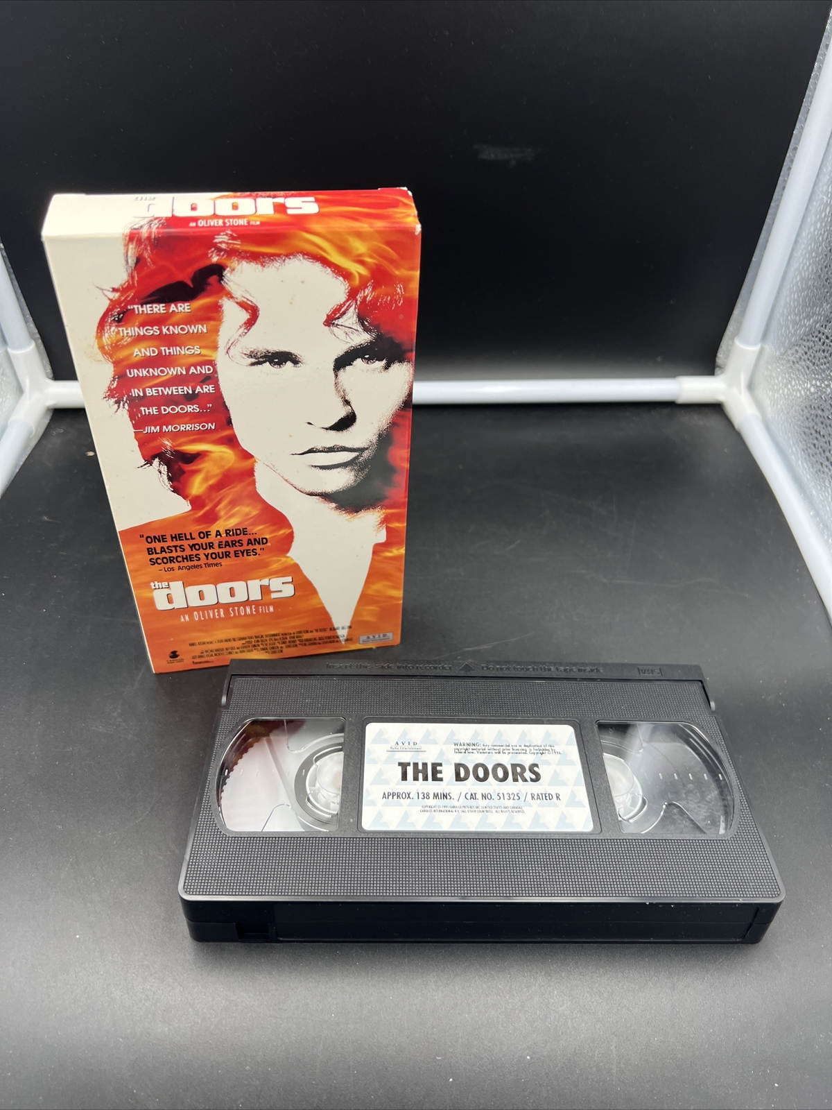 THE DOORS 1991 Video VHS Movie Tape Val Kilmer / Oliver Stone Jim ...