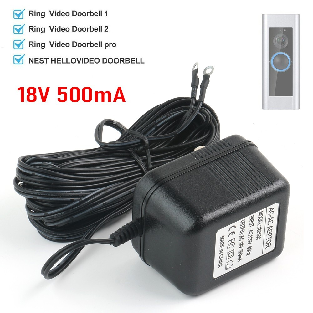 18V/24V Video Ring Doorbell Power Supply Adapter Battery Charger With ...