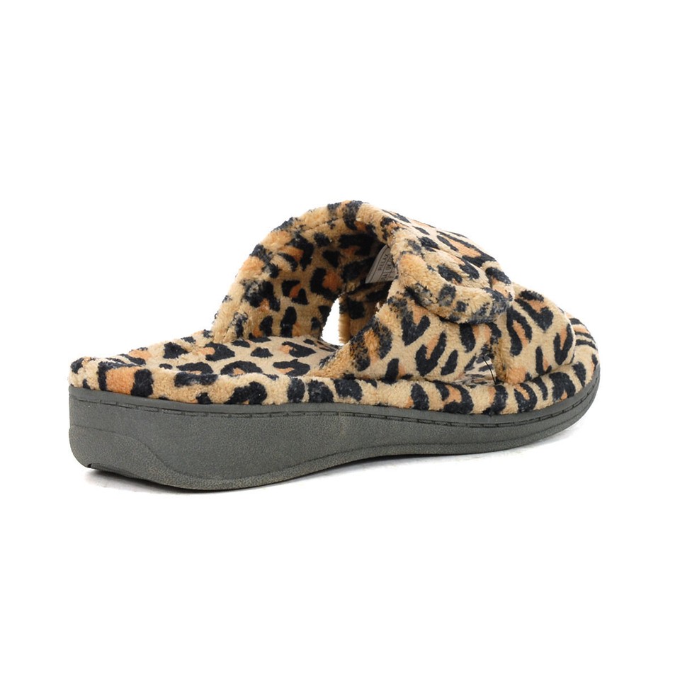 Vionic Women's Relax Natural Leopard Slippers 10011249102 | eBay
