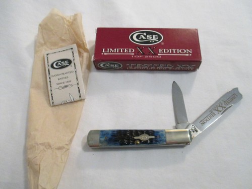 Case XX 1998 Limited Edition Navy Blue Razor Knife 62005 RAZ SS, Item ...
