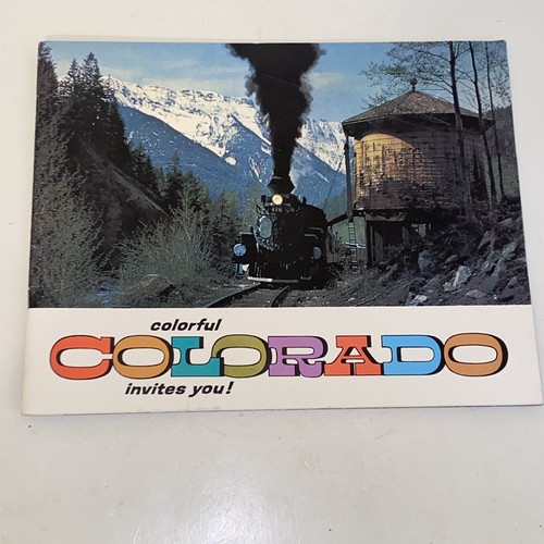 Vintage 1960s Colorado Tourist Travel Vacation Full Color Guide ...