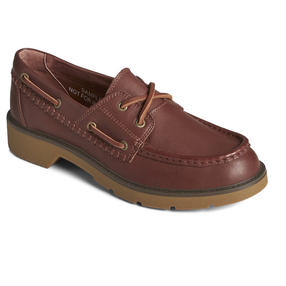 Sperry Wells Loafers Womens Brown Flats Casual STS89455 | eBay