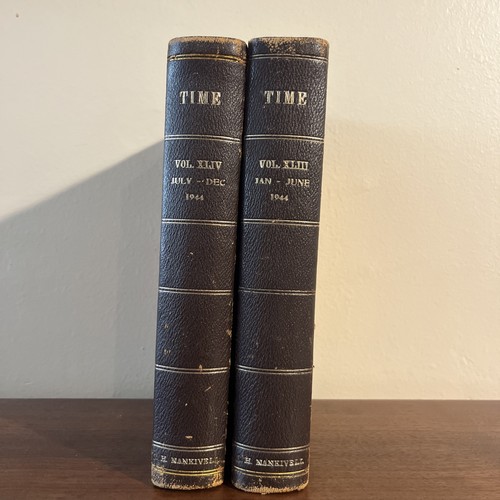 TIME Magazine Library Binding 1944 Jan-June And July-Dec | eBay
