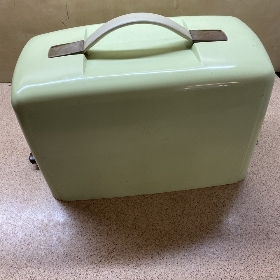 Vintage Singer Sewing Machine 185K Green Lid Machine Cover RARE green ...