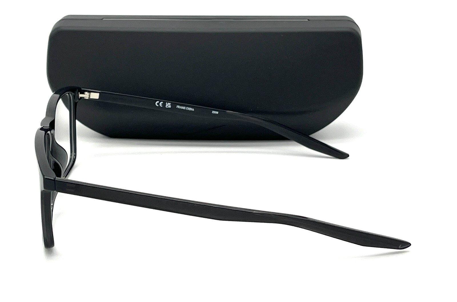 Nike Unisex Eyeglasses Clear Lens Black Plastic Square Shape Frame NIKE ...