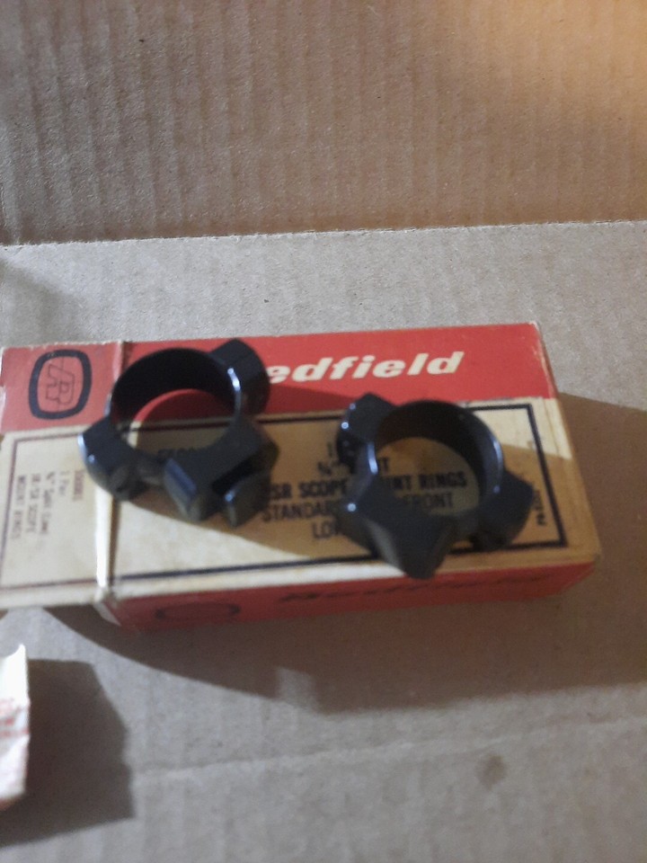 Vintage Redfield 3/4" Scope Mount Rings JR SR New | eBay