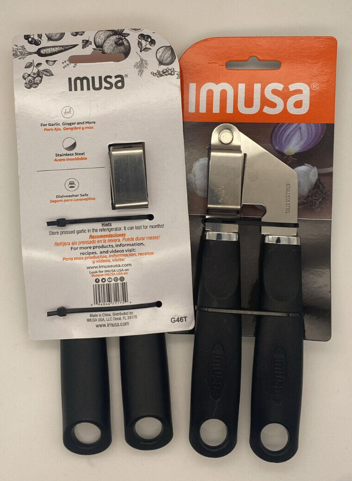 Imusa ~ Chef Garlic Press ~ Black ~ 2 pack | eBay