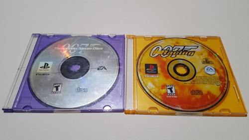 Disc Only PS1 Game Lot of 2 Bond 007 Games (Tomorrow Never Dies and ...