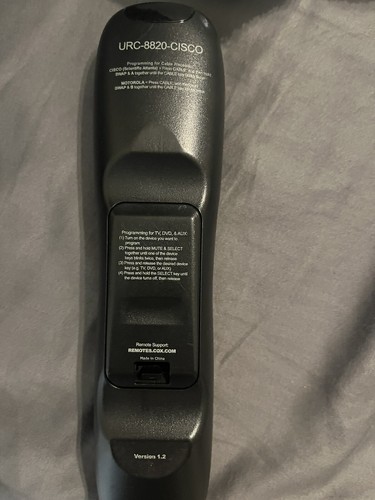 Cox Cable Contour Cable Box Remote Control URC-8820-CISCO Replacement ...