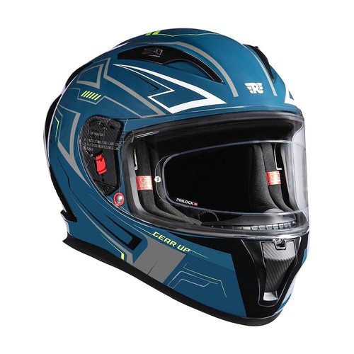 FIT FOR ROYAL ENFIELD MOTORCYCLE LIGHTWING FULL FACE ARRAY HELMET ...