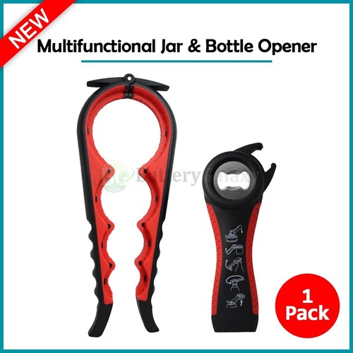 Fenzer Can Opener Adjustable Jar Lid Bottle Remover 5-in-1 Twist Off ...