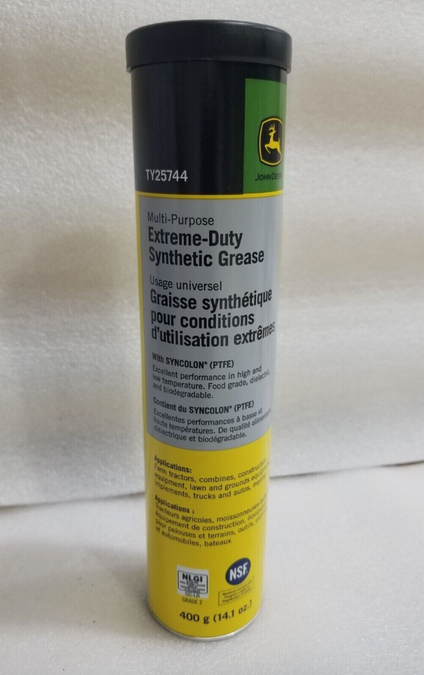 4 Tubes- John Deere Multi-Purpose Extreme Duty Synthetic Grease # ...