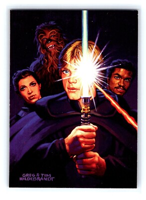 1996 Topps Star Wars Shadows of the Empire #60 Luke Blocks Xizor's Fire ...