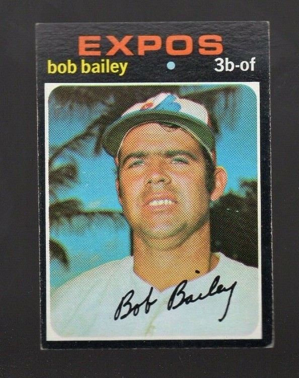 1971 TOPPS BOB BAILEY #157 MONTREAL EXPOS | eBay
