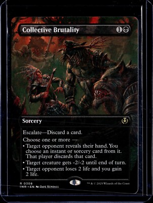 Collective Brutality - 308 - INR - NM - MTG Magic the Gathering | eBay