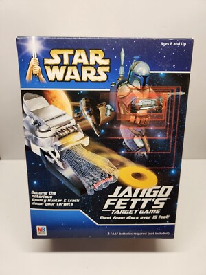 Vintage Star Wars Jango Fetts Target Game c.2002 NIB Shooter,Foam Discs ...