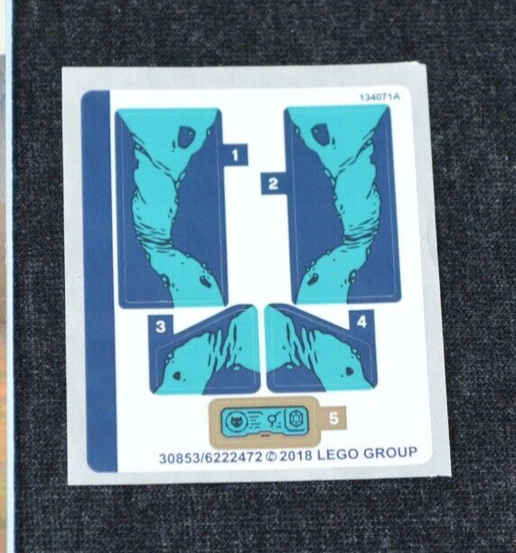 76101 INSTRUCTION BOOKLET & ORIGINAL STICKERS ONLY For Set # 76101 ...