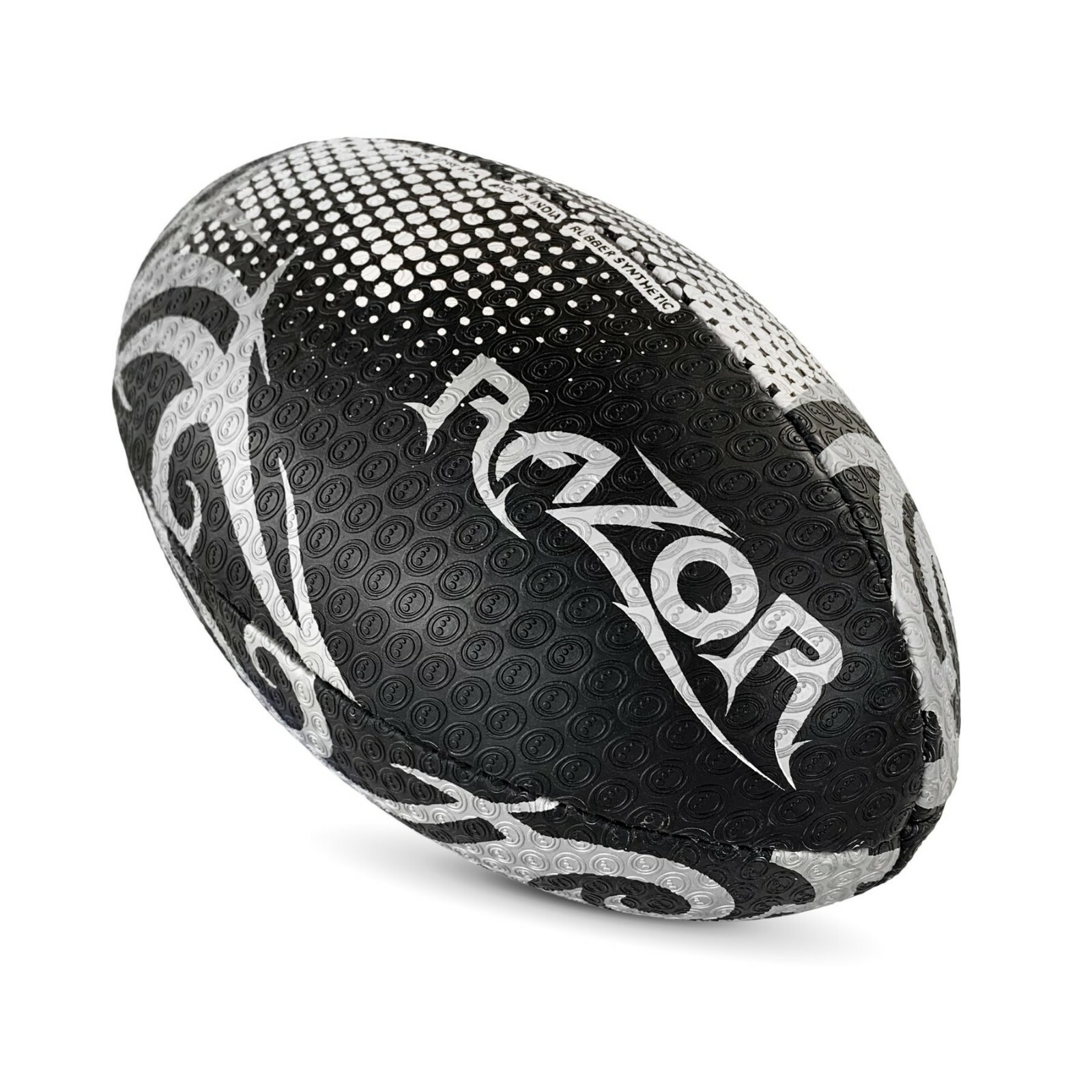 Optimum Rugby Ball Razor Rugby League Training Rubber Balls Size 3 4 5 ...
