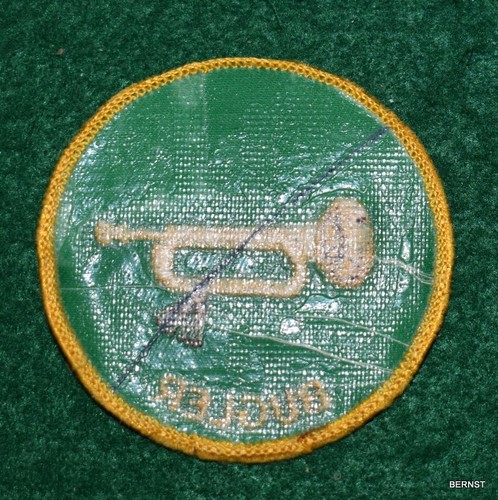 BOY SCOUT PATCH - BUGLER - PLASTIC BACK | eBay