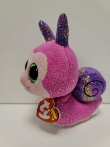 Ty Beanie Boo Scooter The Snail (MWMT) 6" 15cm- Adorable Eyes and ...