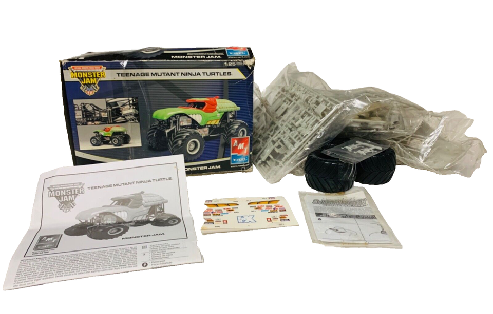 ERTL TMNT Monster Jam Teenage Mutant Ninja Turtles 1:25 Model Kit NOT ...