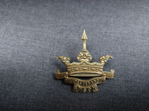 Nice original brass RND ANSON Battalion cap badge | eBay UK