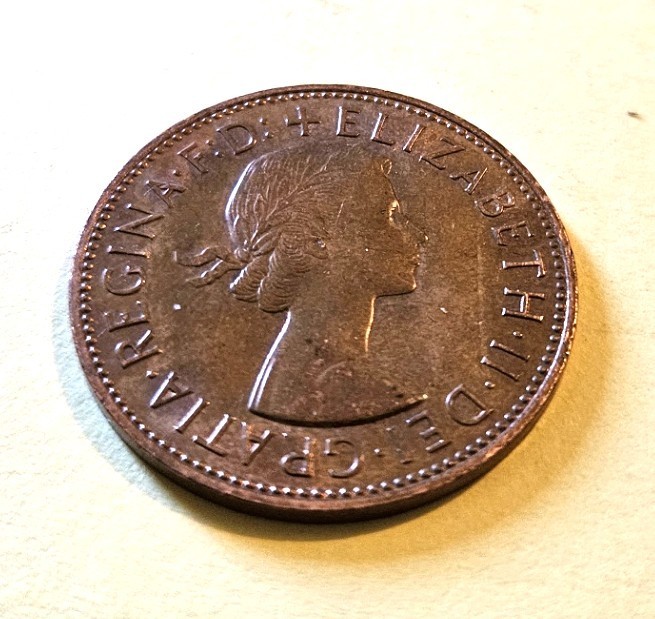 1967 Queen Elizabeth II One Penny British Coin - Rare - Own Your ...