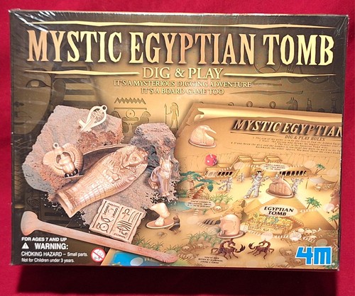 2002 Mystic Ancient Egyptian Tomb Dig & Play Set and Board Game New! | eBay