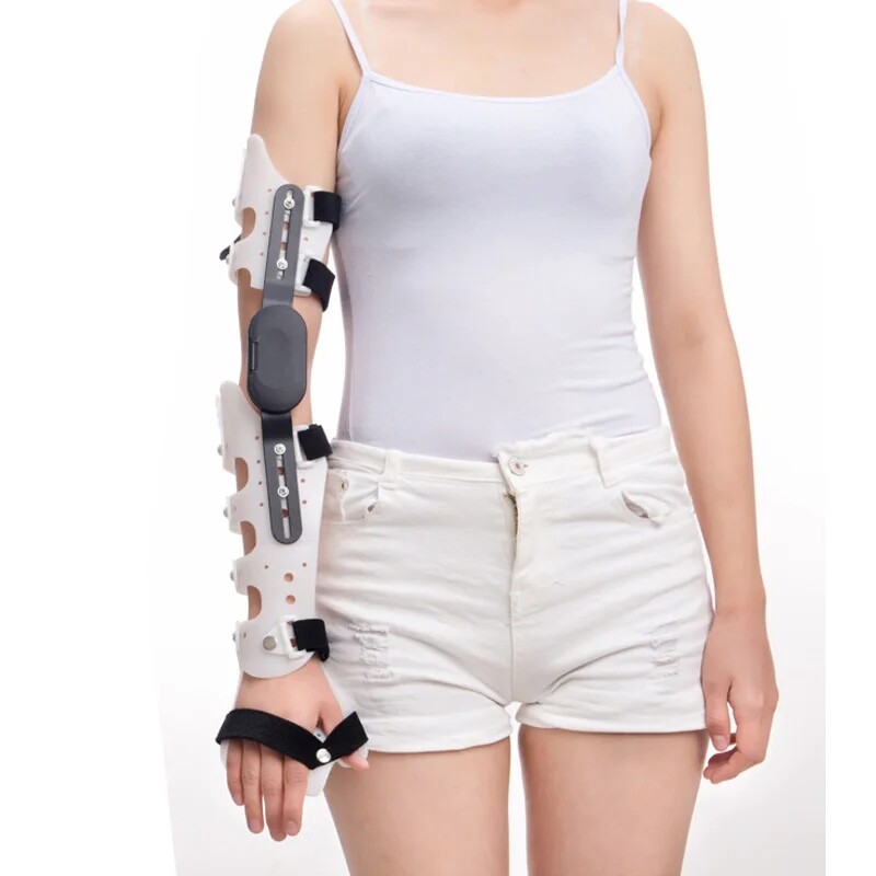 Medical Adjustable Elbow Joint Fixed Brace Corrective Orthosis Activity ...