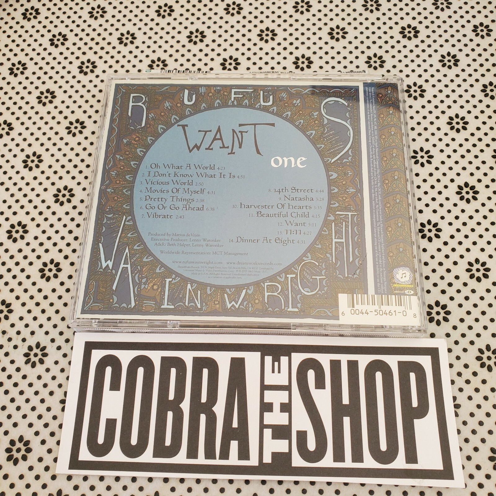 RUFUS WAINWRIGHT Want One CD 2003 Dreamworks SKG 600445046108| eBay