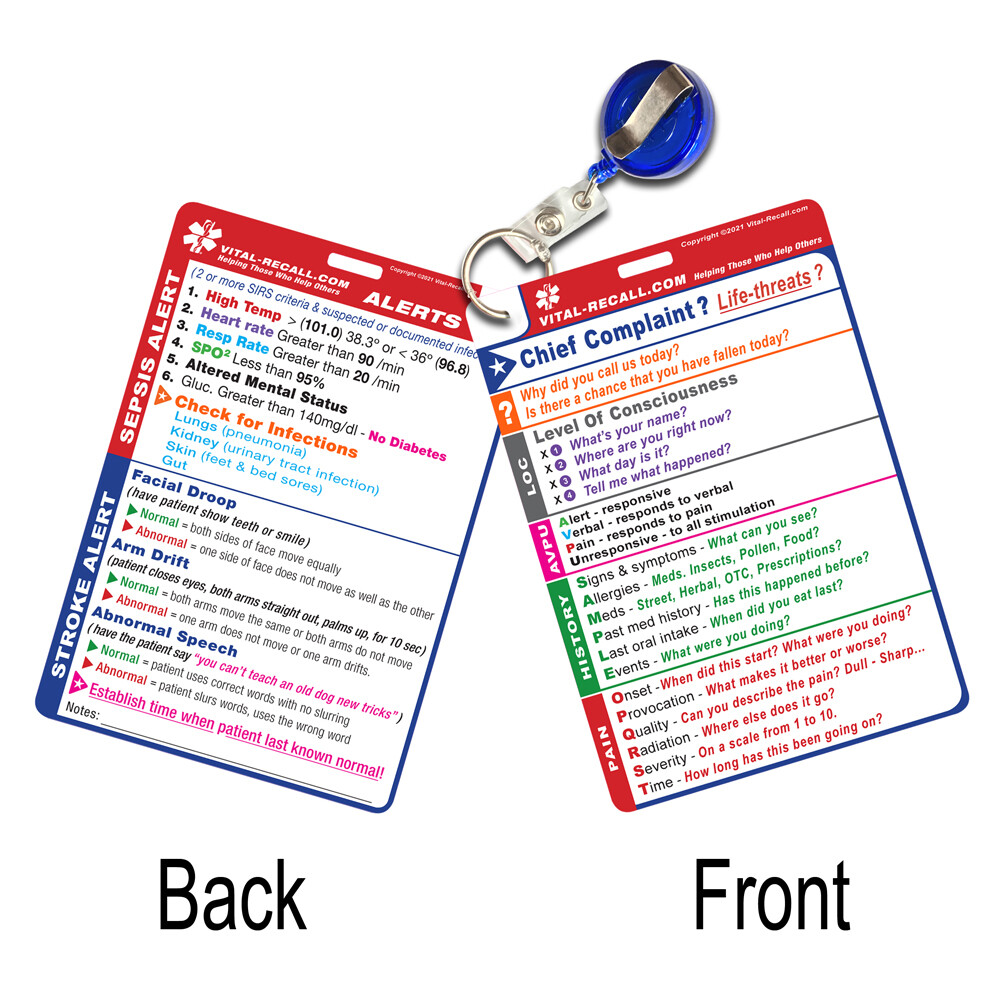 Vital Signs Chart Emt
