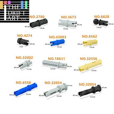 Technic Parts for Lego Kits Pin Peg Cross Axle 2780 3673 Building ...