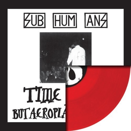 Subhumans Time Flies + Rats RED VINYL LP Record limited press! UK punk ...