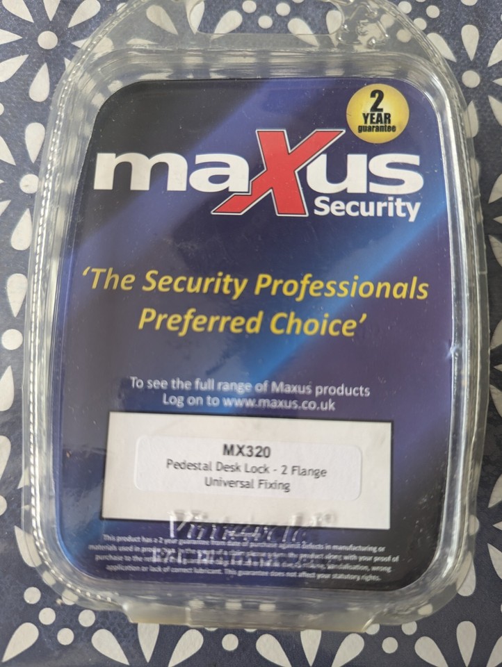Maxus Pedestal Desk Lock | eBay