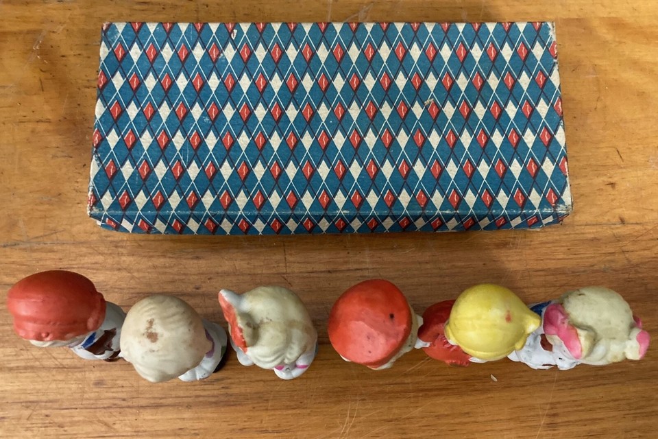 NOS Bisque Six Doll Set Occupied Japan In Original Box | eBay