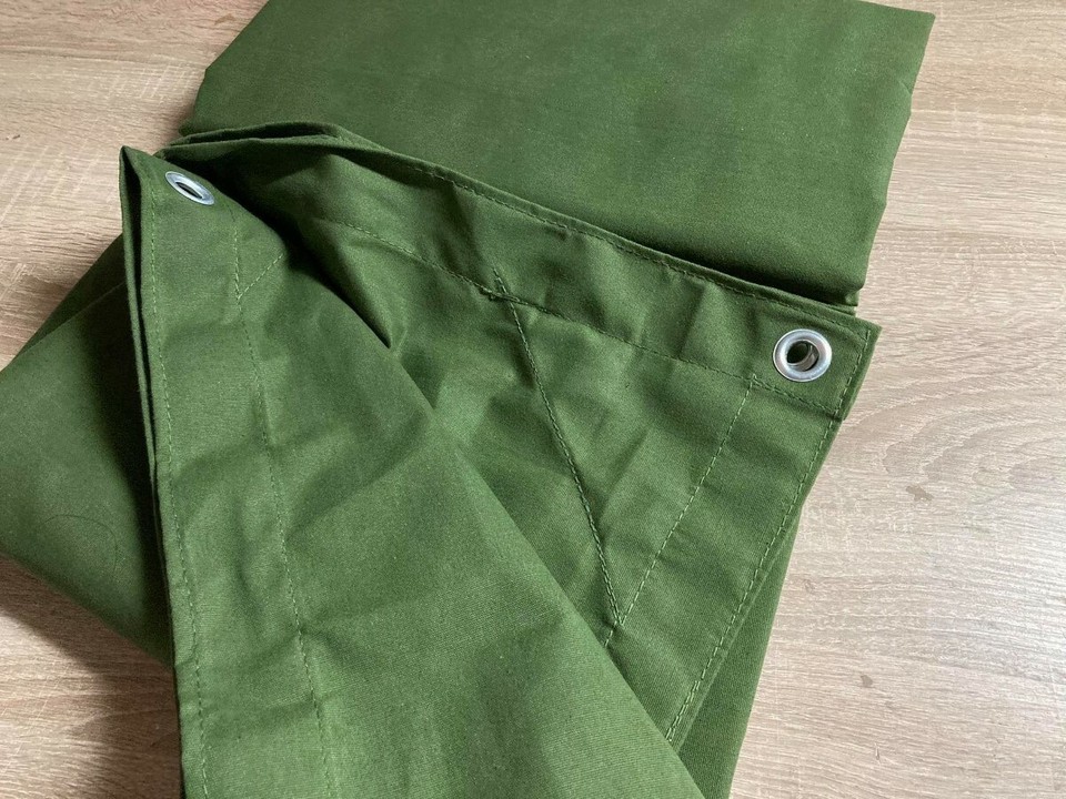 BUSHCRAFT Outdoor Multifunctional Sturdy CANVAS TARP Shelter 8x10 FT ...