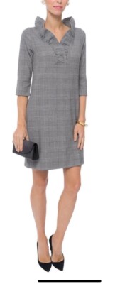 Wall Streeter Jersey Ruffneck Dress by Gretchen Scott Designs $149 Sold ...