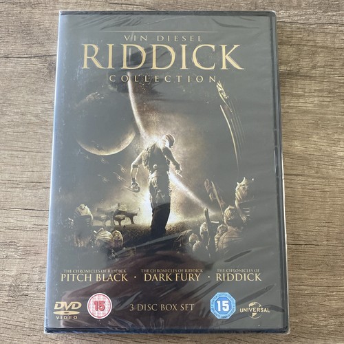 Riddick Collection: Chronicles Of Riddick/ Pitch Black / Dark Fury NEW ...