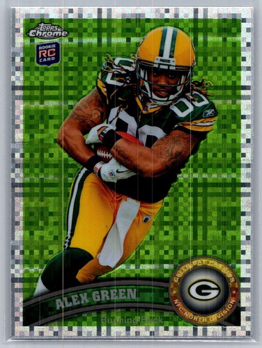 2011 Topps Chrome #149 Alex Green Packers Xfractors | eBay