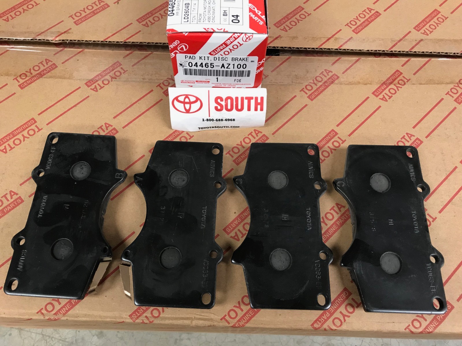 2003-2019 Toyota 4Runner 2007-2014 FJ Front Brake Pads Genuine OEM ...