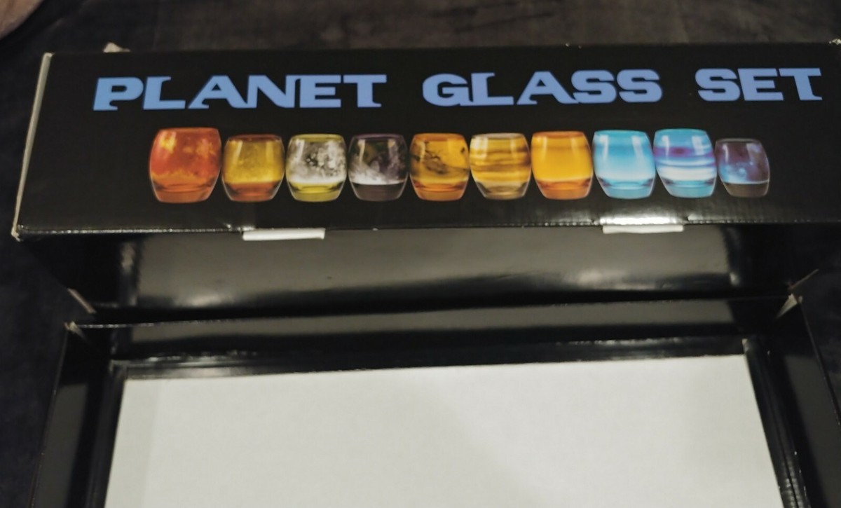 Solar System Glassware Set