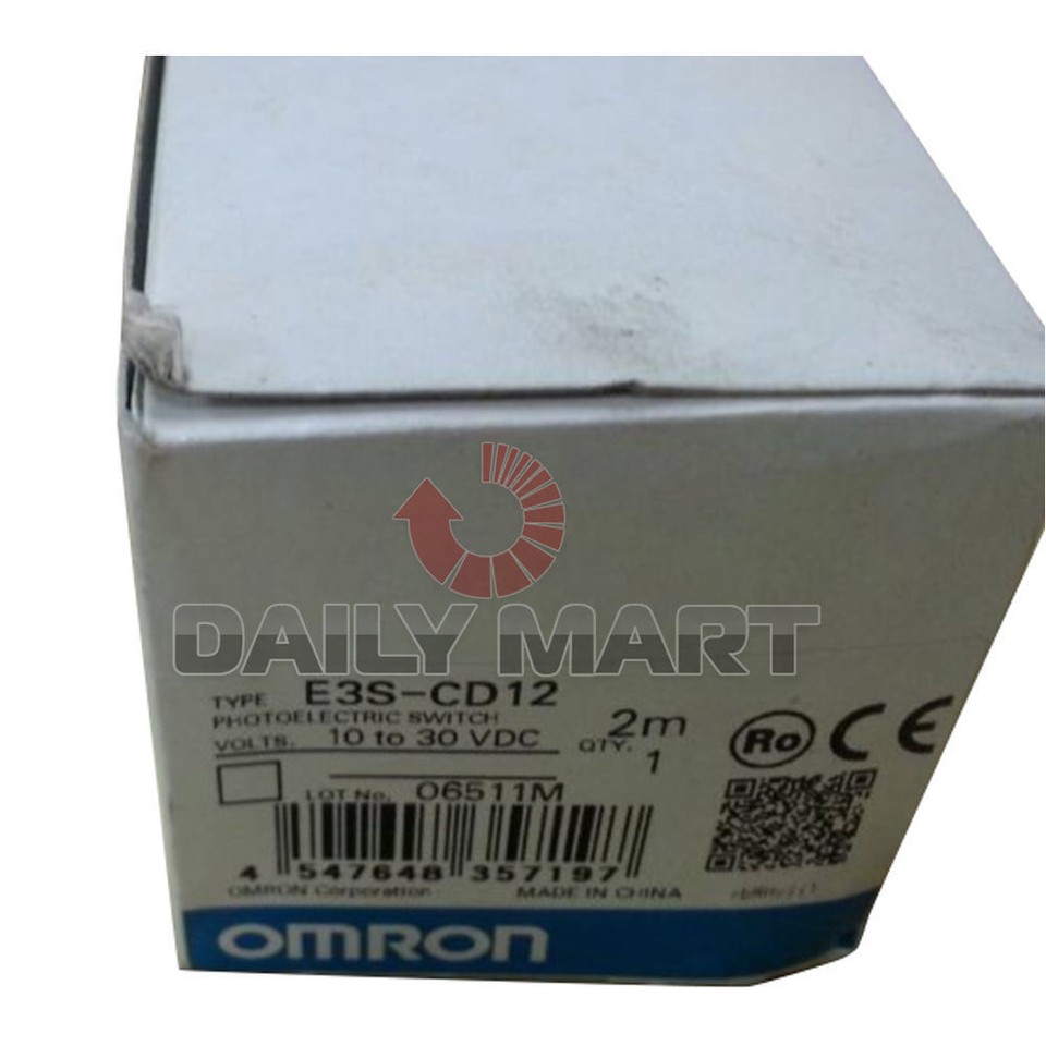 Omron Automation E3S-CD12 E3SCD12 REFLECTIVE Photoelectric Switch Sensor 2M 30V | eBay