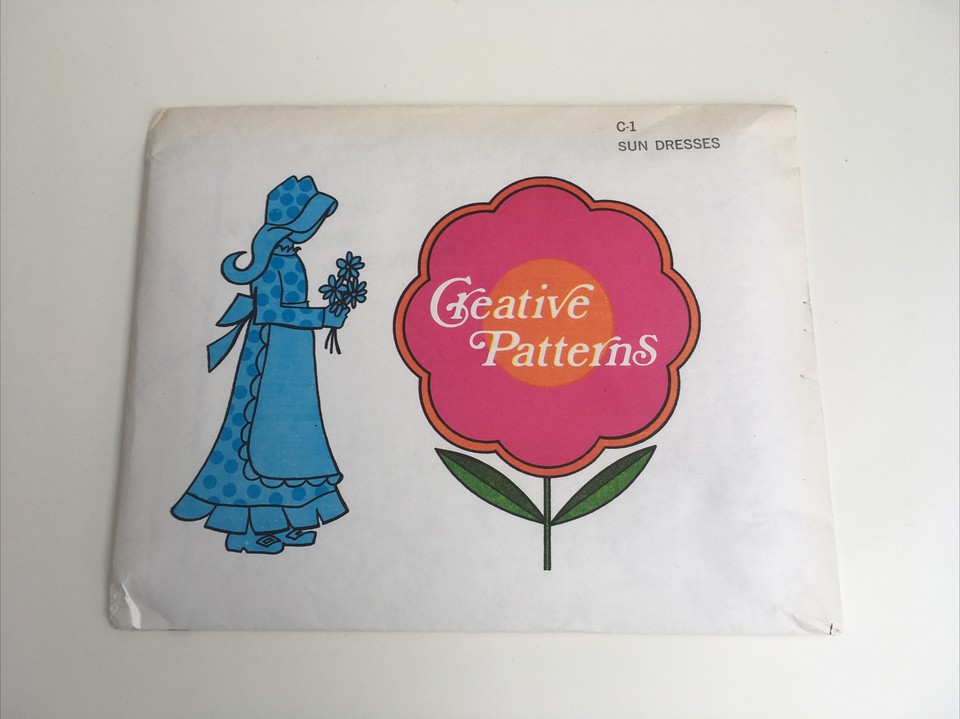 Vintage Creative Patterns Sewing Patterns C1 C2 C3 Unfolded Uncut | eBay