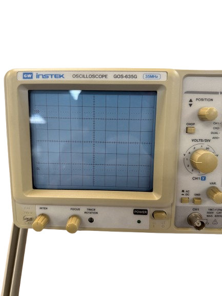 GW Instek GOS-635G 35 MHz Oscilloscope Used (Pre-owned) for parts | eBay