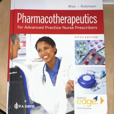 Pharmacotherapeutics 5th Edition Woo Robinson F.A. Davis Hardcover | eBay