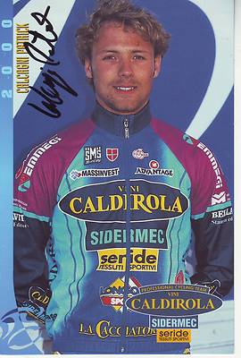 CYCLISME carte cycliste CALCAGNI PATRICK équipe VINI CALDIROLA 2000 ...