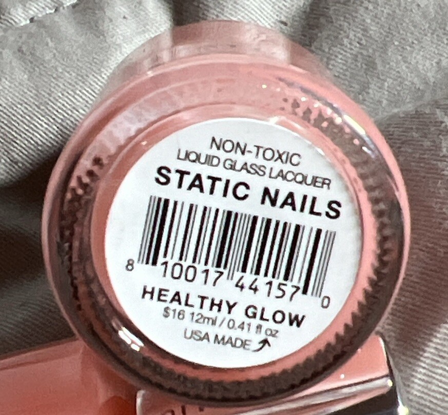 Static Nails HEALTHY GLOW Liquid Glass Nail Lacquer Color Sheer ...