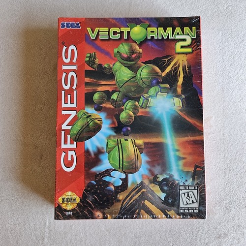 VECTORMAN 2 FIRST PRINT MADE IN USA SEGA GENESIS NEW SEALED | eBay