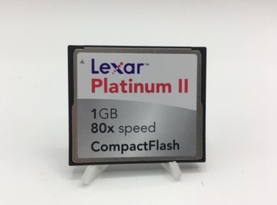 Lexar 1 GB Platinum II High Speed 80X Speed Compact Flash Card (CF1GB ...