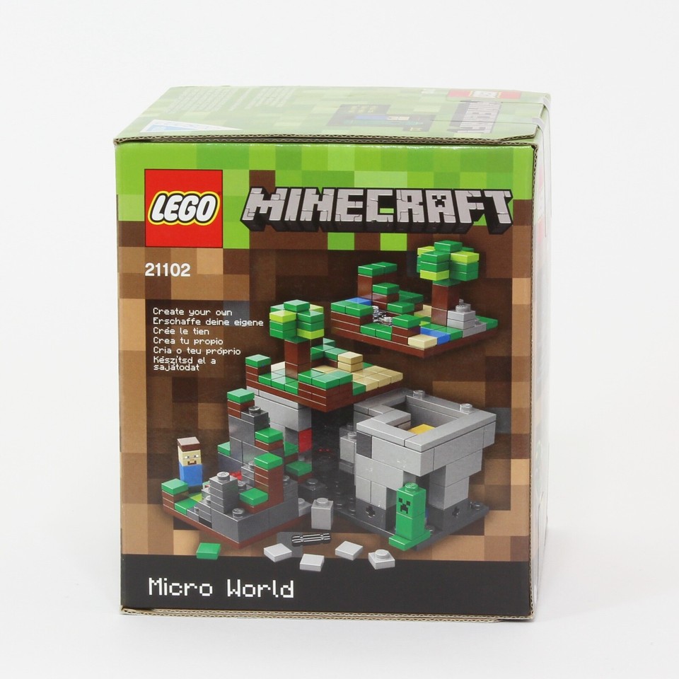 NEW Lego MINECRAFT MICRO WORLD The Forest 21102 Micromob Creeper ...